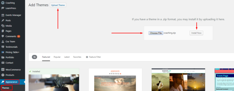 Installation - CoachingWP - ThimPress Docs