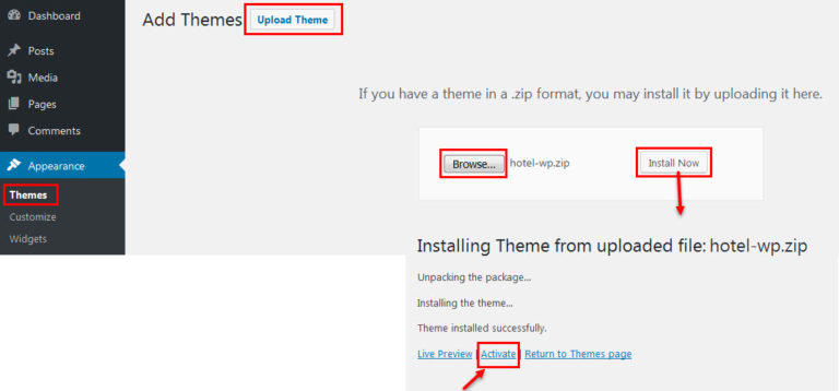 Installation - Landscaping - ThimPress Docs