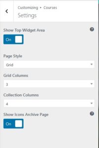 Customization Settings - Customization - ThimPress Docs