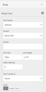 Customization Settings - Customization - ThimPress Docs