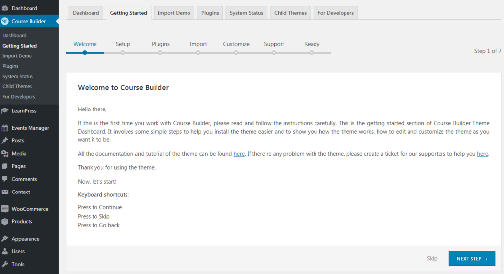 Installation - CorpTrain - ThimPress Docs