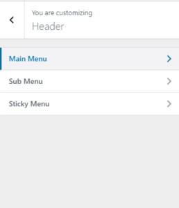Header - Customization - ThimPress Docs