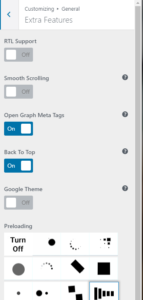 Customize Settings - Customization - ThimPress Docs