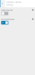 Customize Settings - Customization - ThimPress Docs