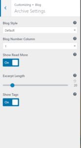 Customize Settings - Customization - ThimPress Docs