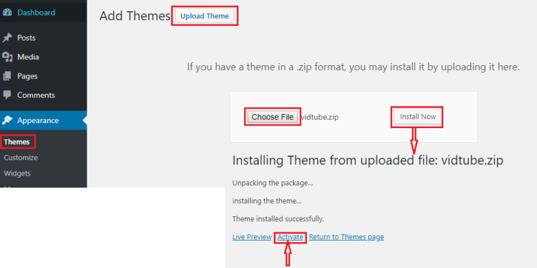 Installation - Vividly - ThimPress Docs