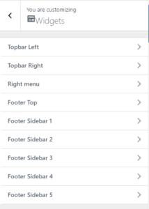 Widgets - Customization - ThimPress Docs