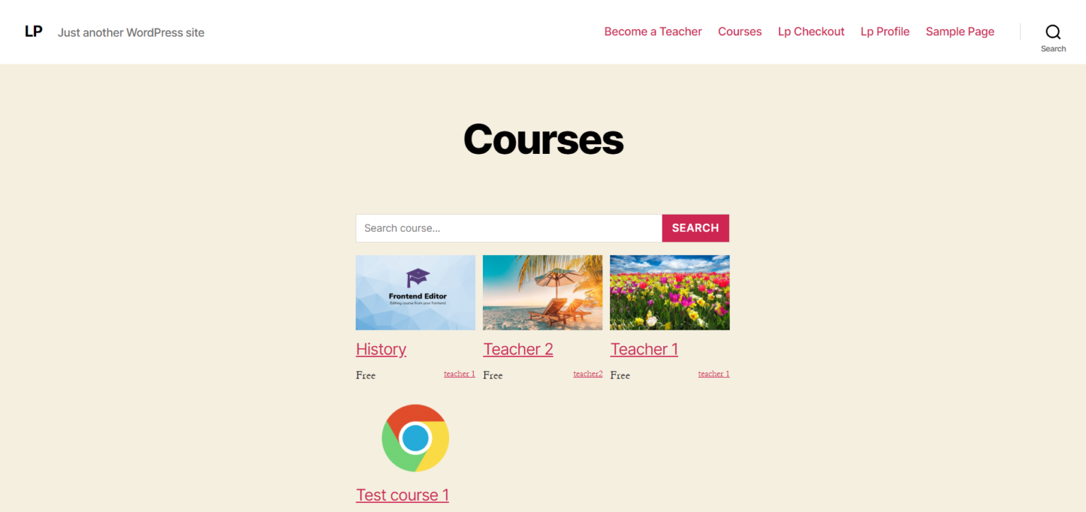 Admin Learnpress - docs.thimpress.com