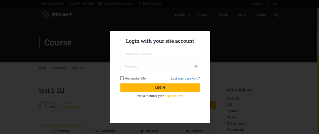 Course - Customize - ThimPress Docs