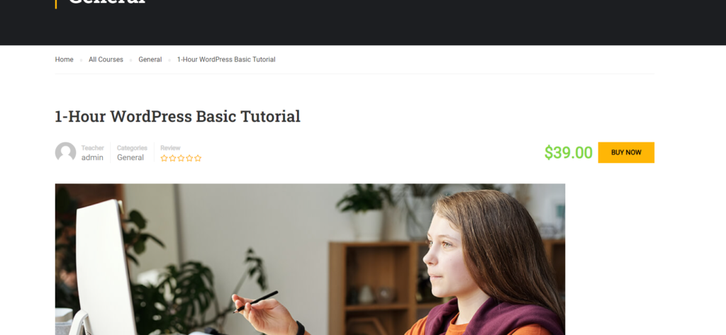 Course - Customize - ThimPress Docs