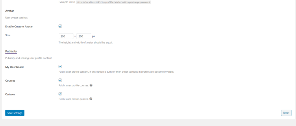 Admin Learnpress - docs.thimpress.com