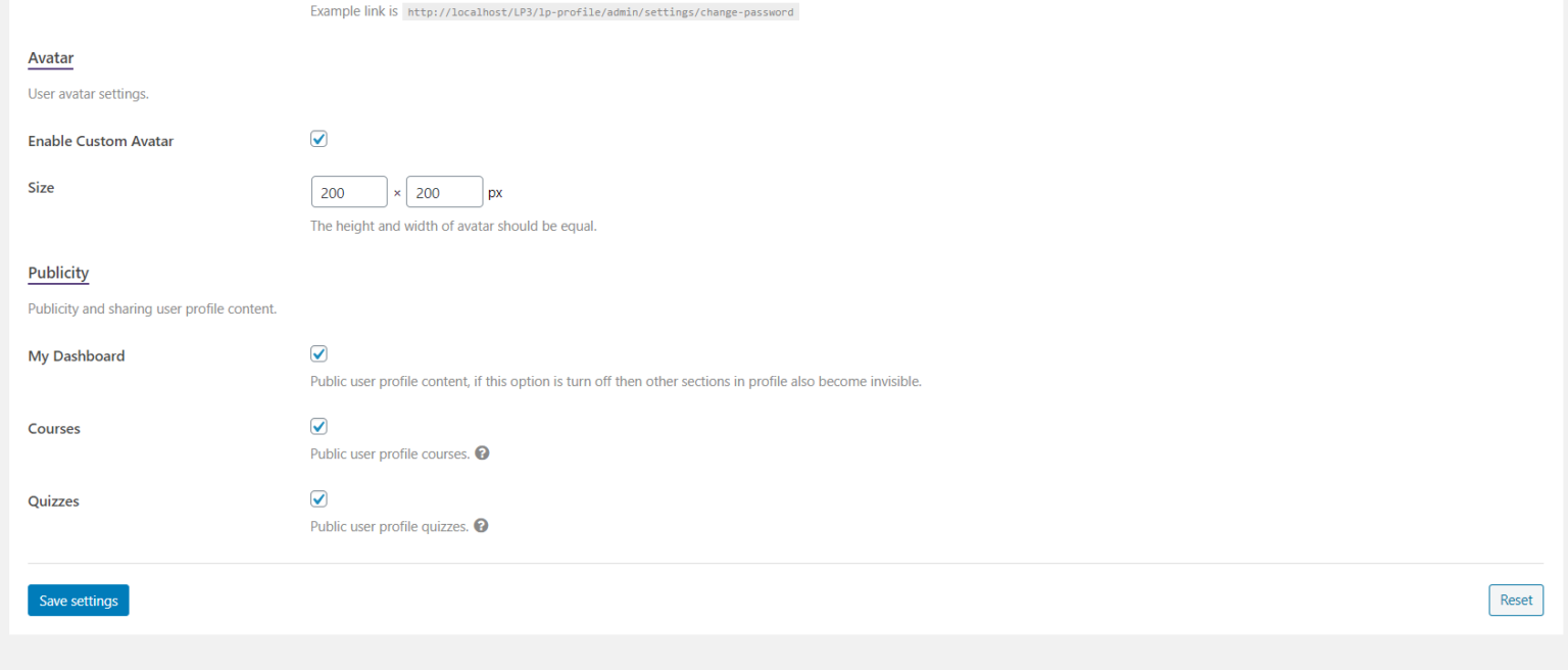 Admin Learnpress - docs.thimpress.com