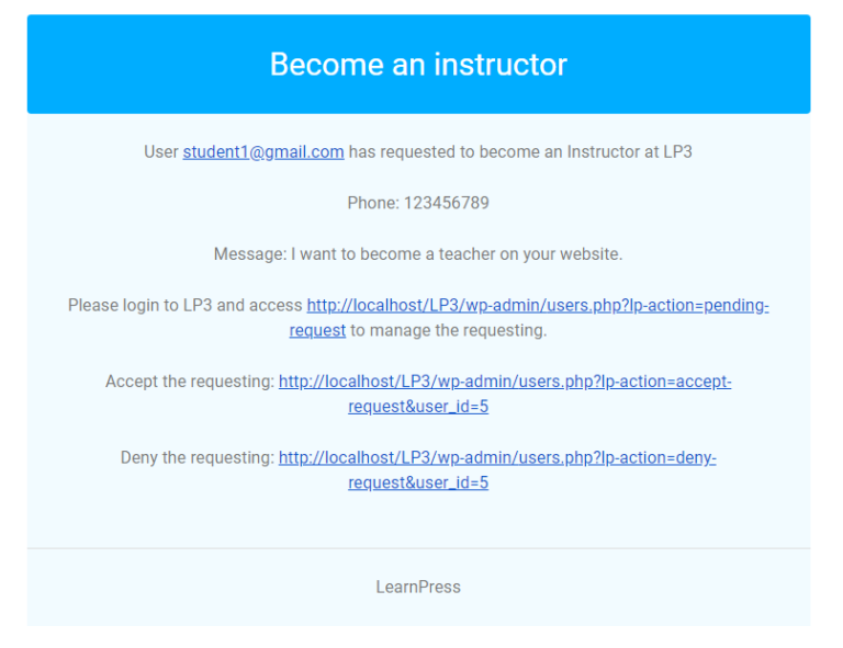Admin Learnpress - docs.thimpress.com