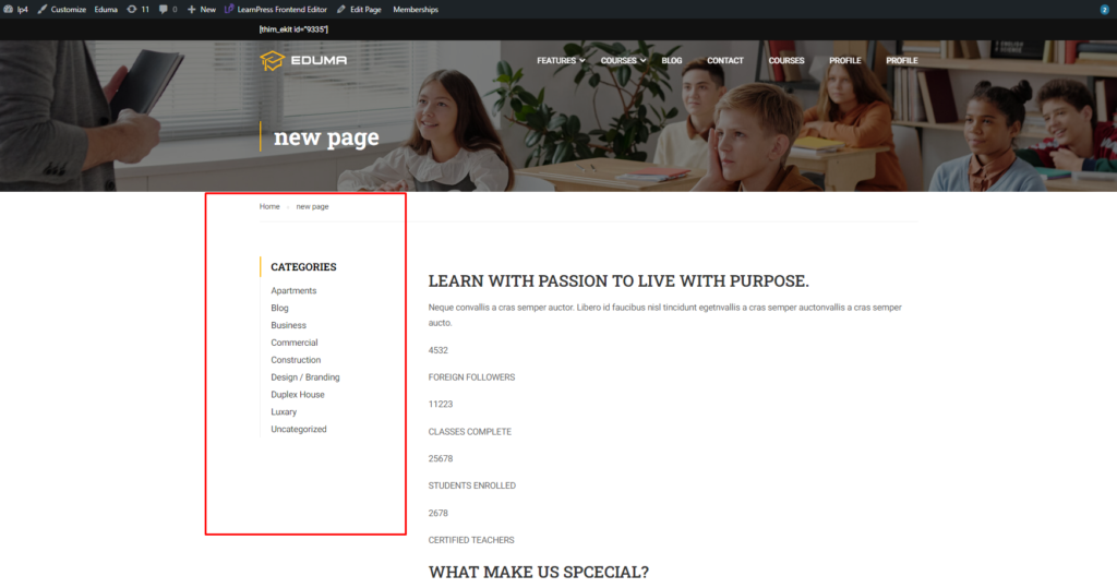 General - Customize - ThimPress Docs