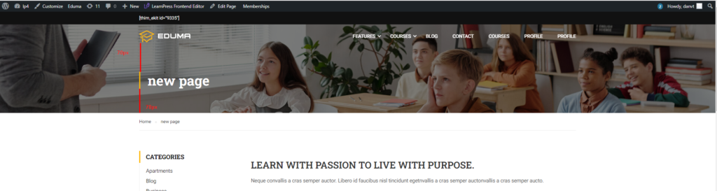 General - Customize - ThimPress Docs