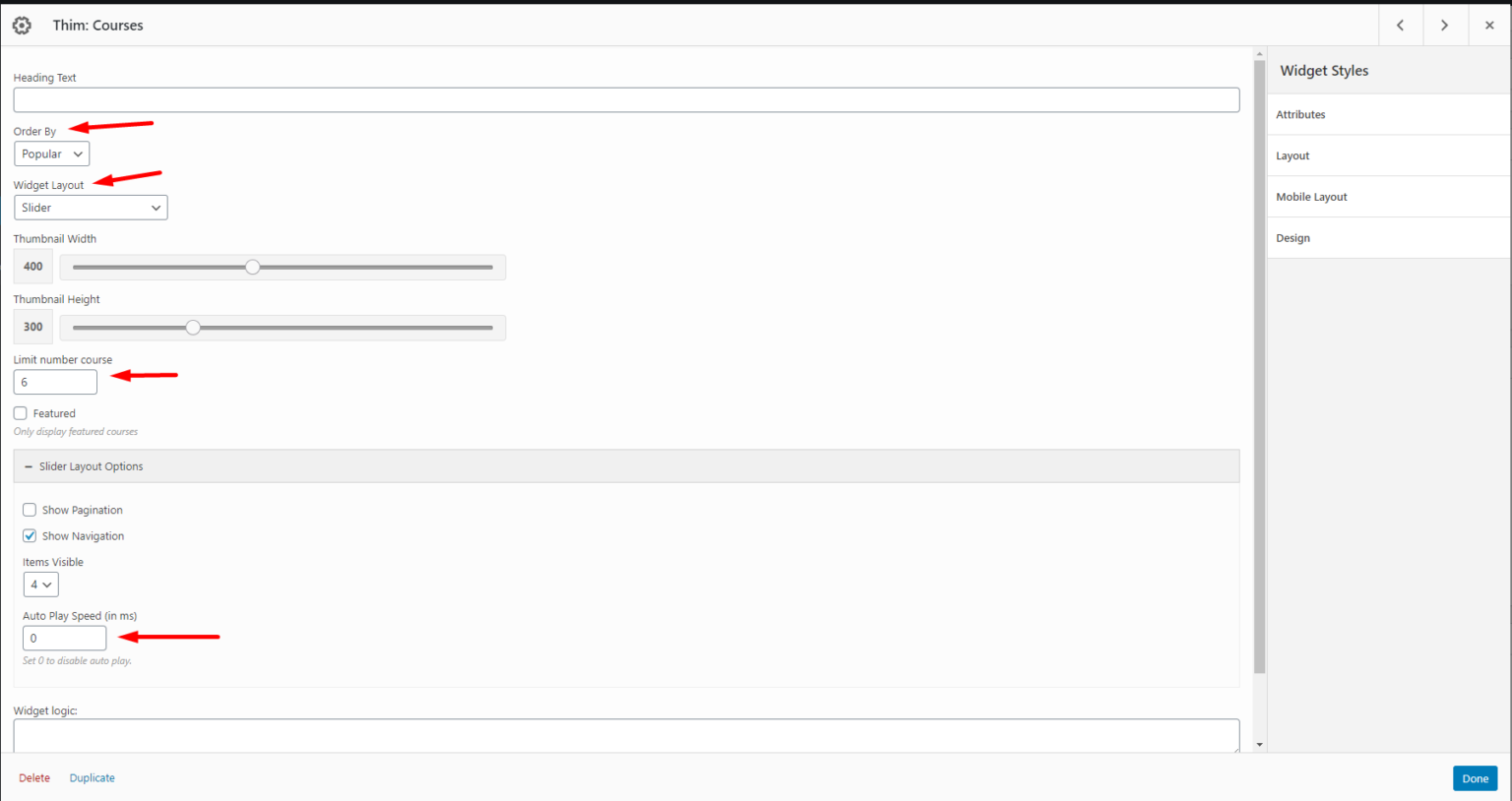 Home Page - Edit With Site Origin Page Builder - ThimPress Docs