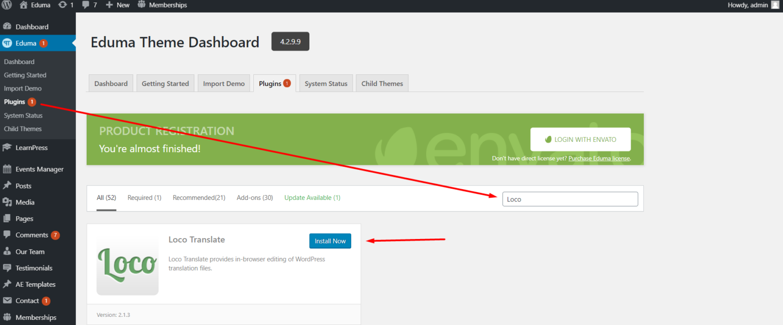 Eduma Translate - ThimPress Docs