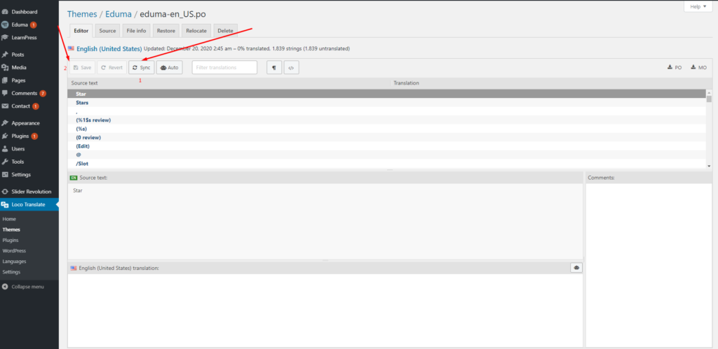 Eduma Translate - ThimPress Docs