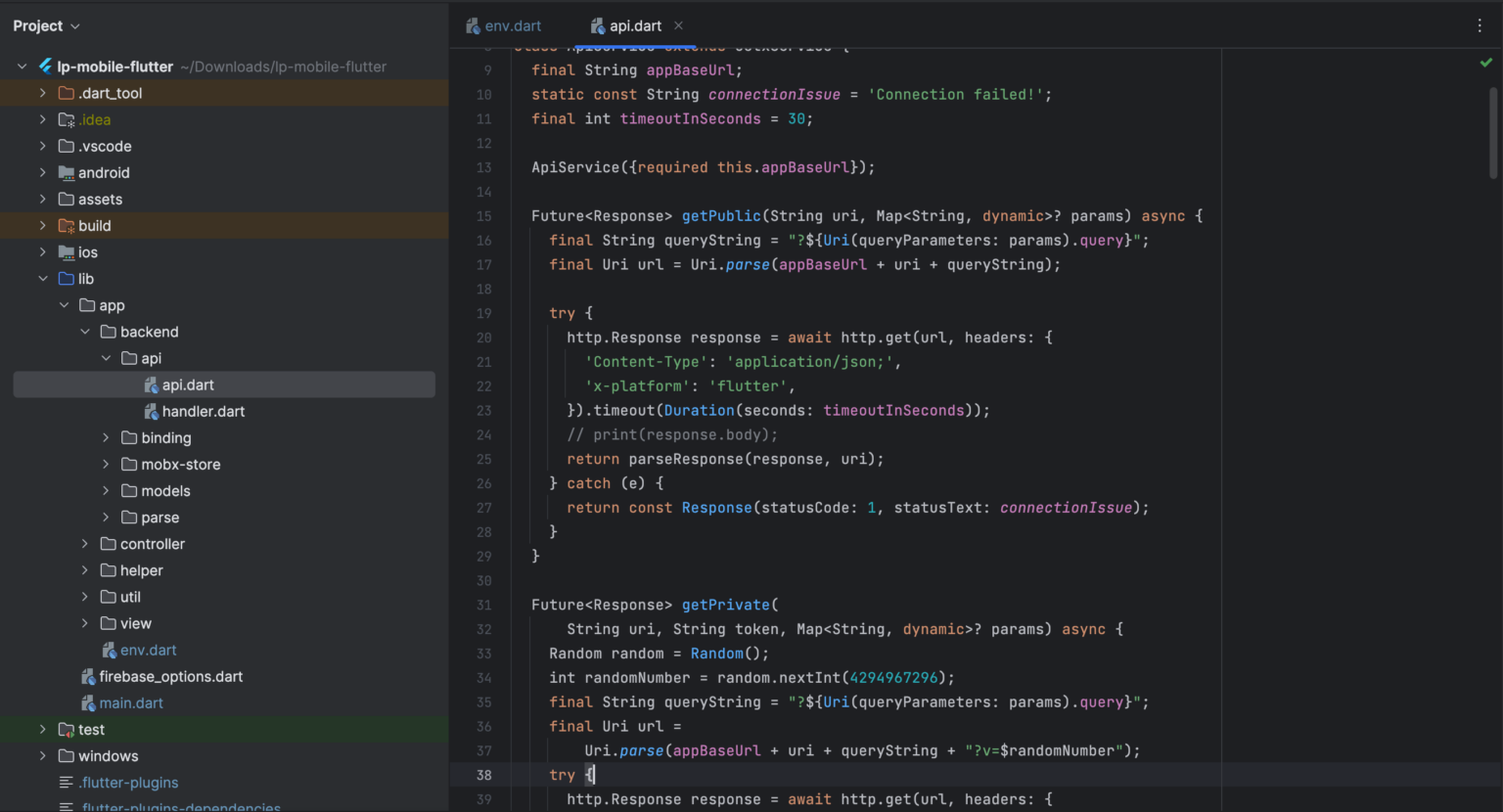 File Structure - Flutter App - ThimPress Docs