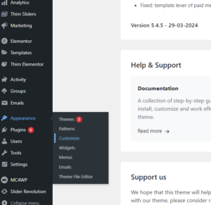 Customize - Eduma - ThimPress Docs