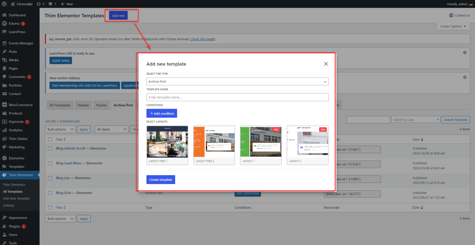 Post - Edit With Elementor Page Builder - ThimPress Docs