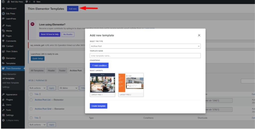 Post - Edit With Elementor Page Builder - ThimPress Docs