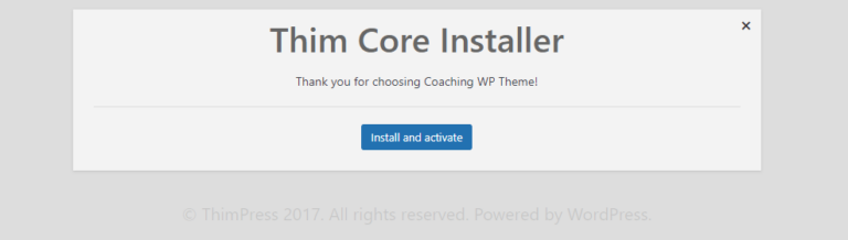 Installation - CoachingWP - ThimPress Docs