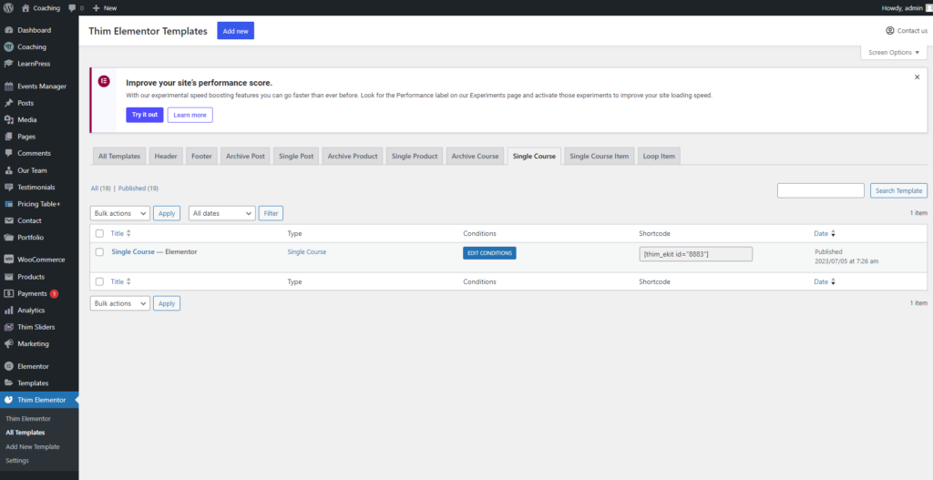 Courses - Customization - ThimPress Docs